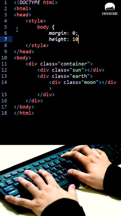 Solar System🌍 Html And Css Html Css Shorts Trending Tutorial Music Asmr Coding