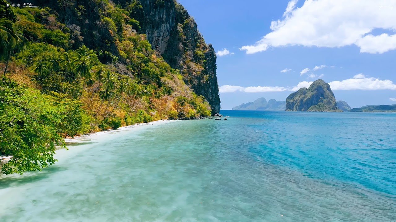 Palawan Island with Relaxing Music [4k VIDEO UHD] - YouTube