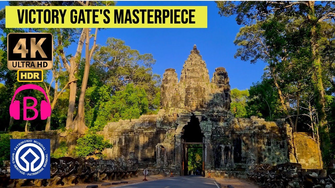 Victory Gate of Angkor Thom documentary : A Magnificent Display of ...