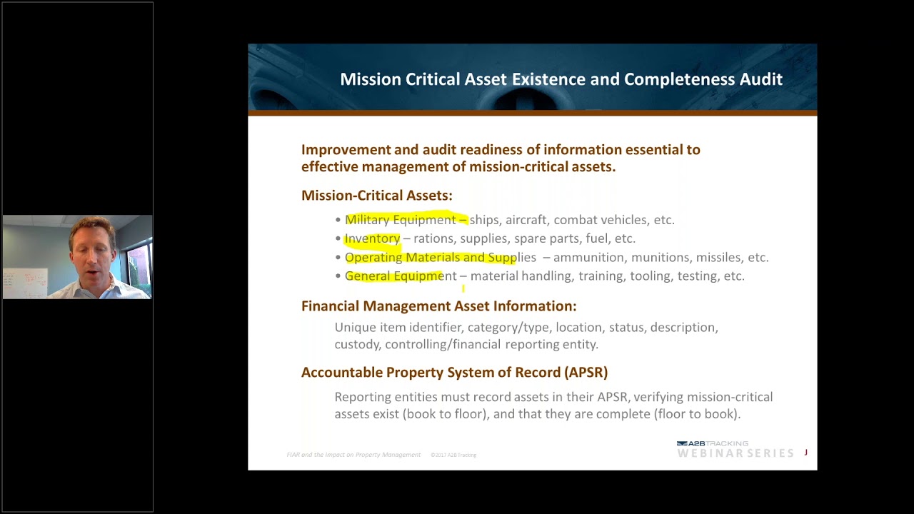 DoD Mission Critical Asset Existence and Completeness - YouTube