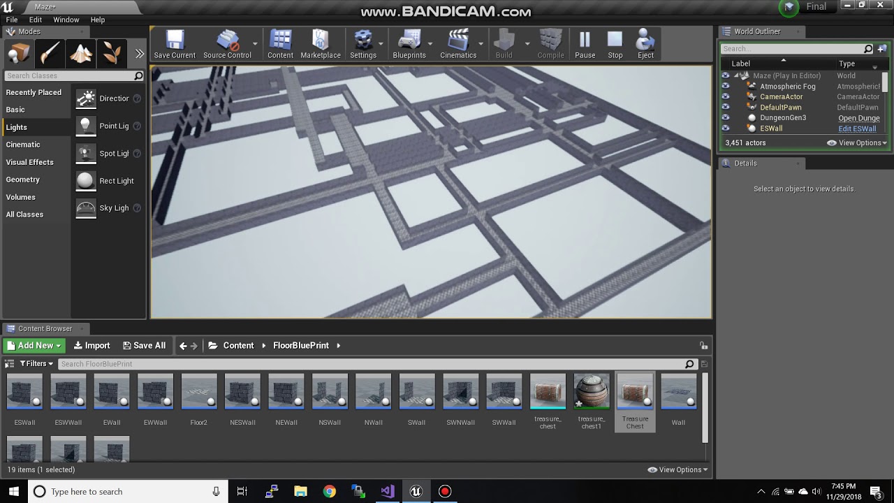 CMSC 491: G4G Final Project - Random Dungeon Generator - YouTube