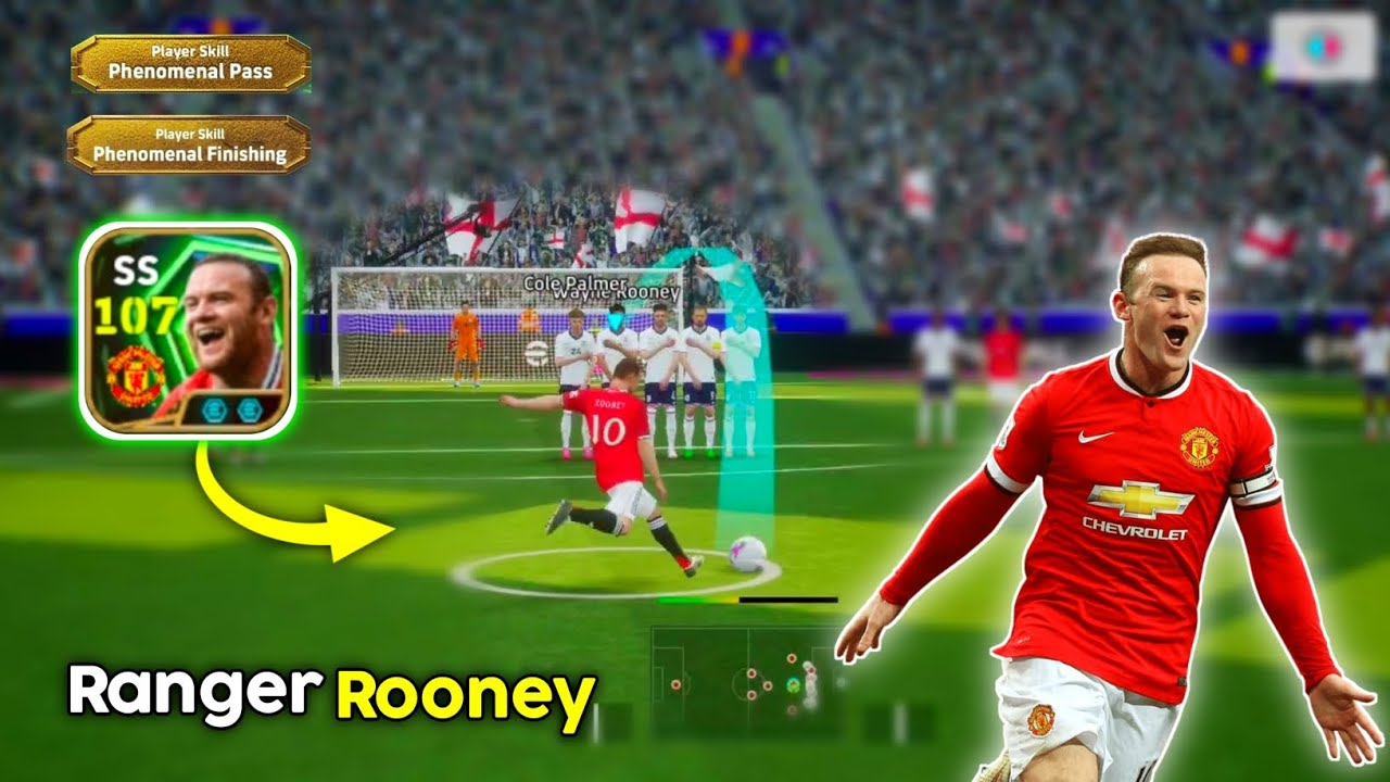 Waazaa 🥵🔥 Rocket Rooney 💀🔥 Wayne Rooney 107 Rated Epic Card Review in ...