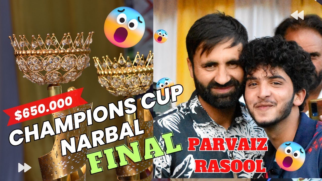 Champions Cup Narbal Final🏆 with Parvaiz Rasool ️ // IRSHAD MANZOOR ...