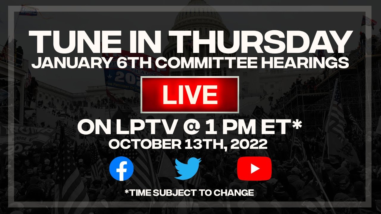 STREAMING LIVE: The January 6th Committee hearings continue Thursday ...