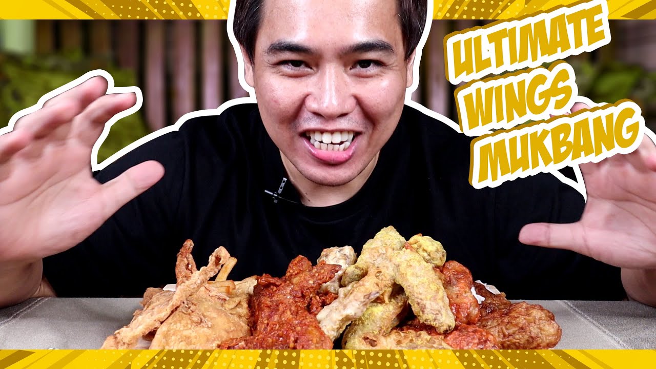 CHICKEN WINGS MUKBANG PHILIPPINES - YouTube