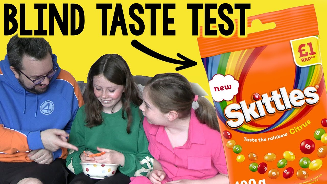 Skittles Citrus Review (+ BLIND TASTE TEST) 🌈 - YouTube