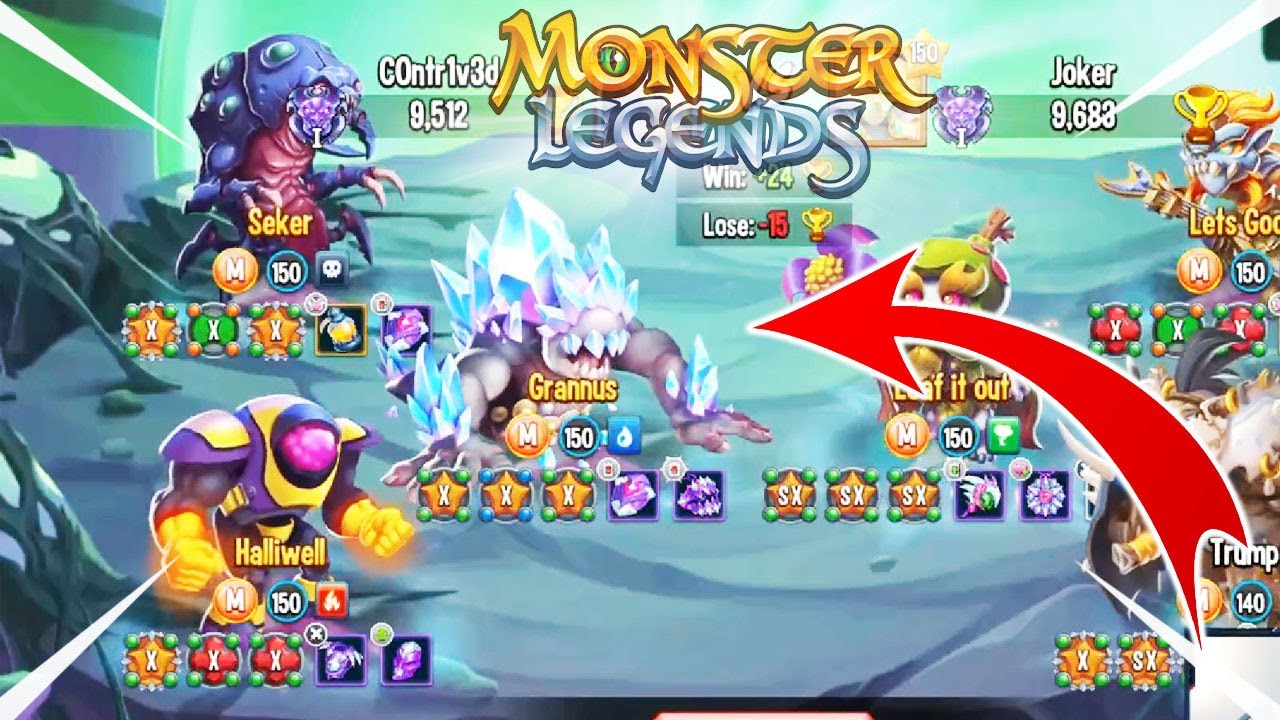 Monster Legends: Can You Use 3 Megataunts And Win? - YouTube