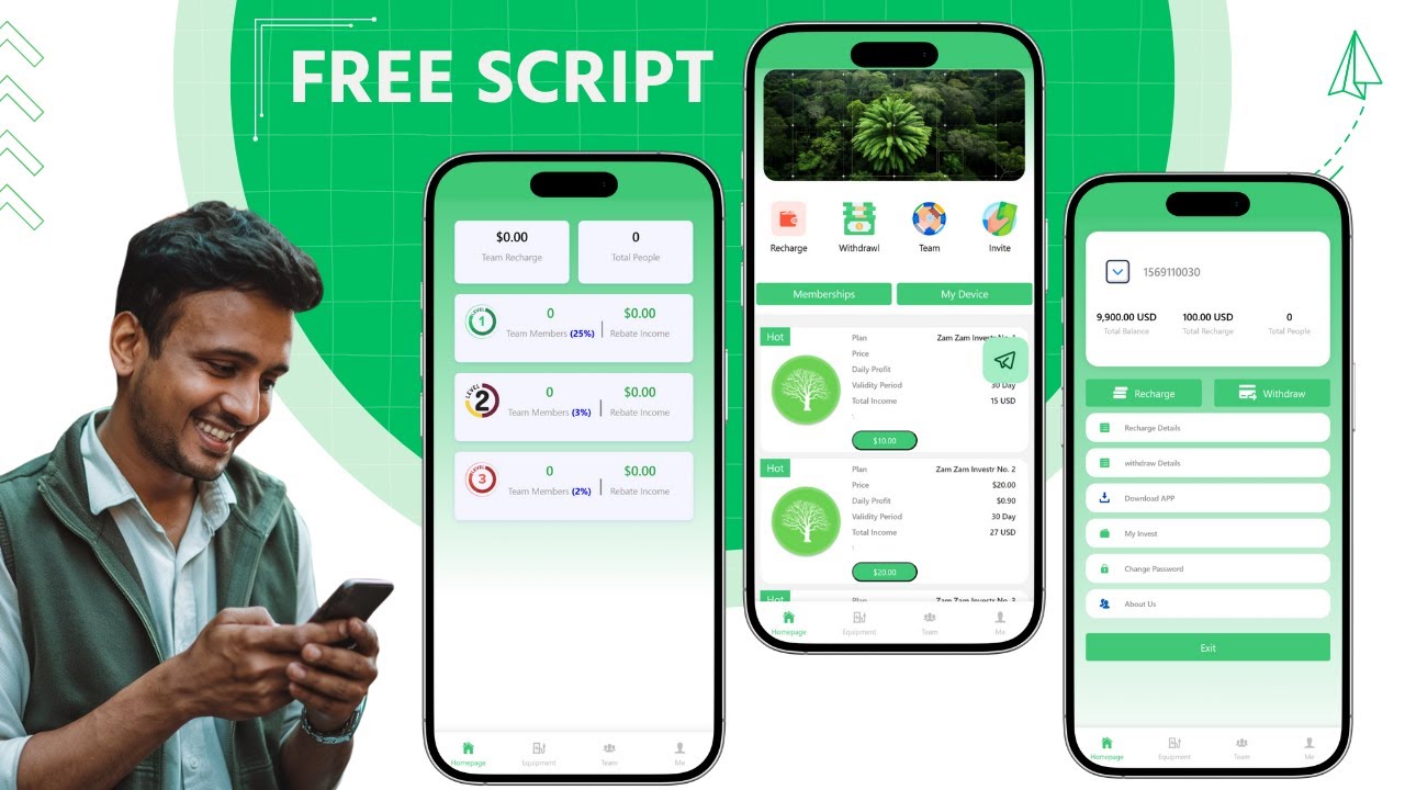 Earning website Script Download │bitcoin investment website script ...