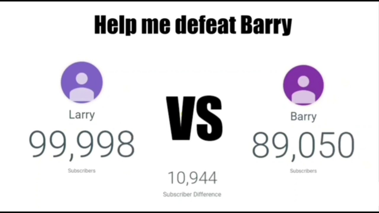 HELP ME DEFEAT LARRY AND BARRY - YouTube