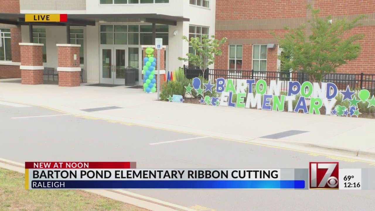 Barton Pond Elementary ribbon cutting - YouTube