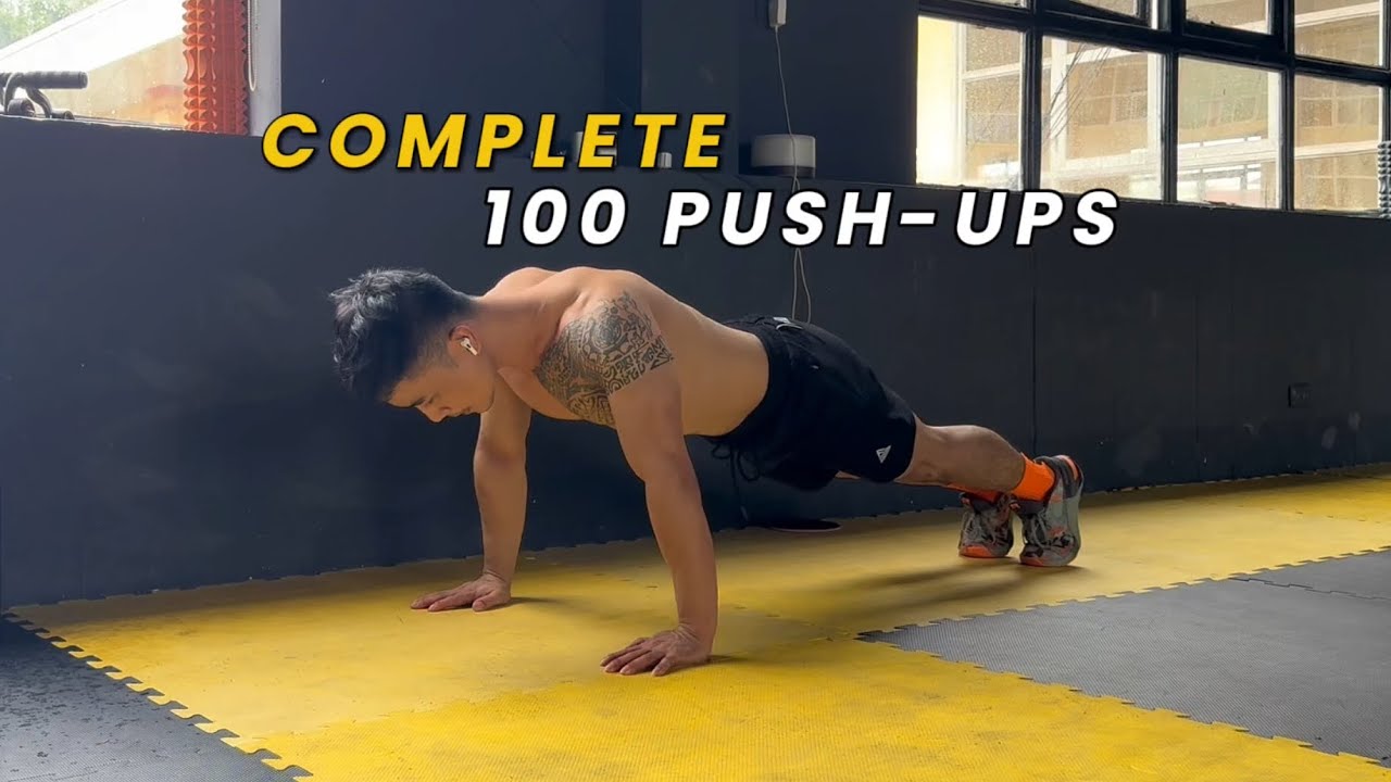 COMPLETE 100 PUSH-UPS on CHEST DAY / Chest Workout ( No Equipment ...