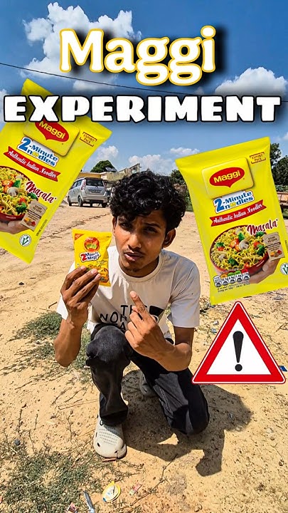 48°c Temperature me Maggie bana diya | #shorts #youtubeshorts #viralshorts #minivlog - YouTube