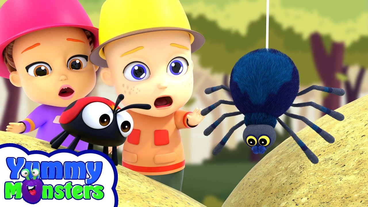 Bugs, Bugs, Go Away Bugs!| Itsy Bitsy Spider | Yummy Monsters Kids ...