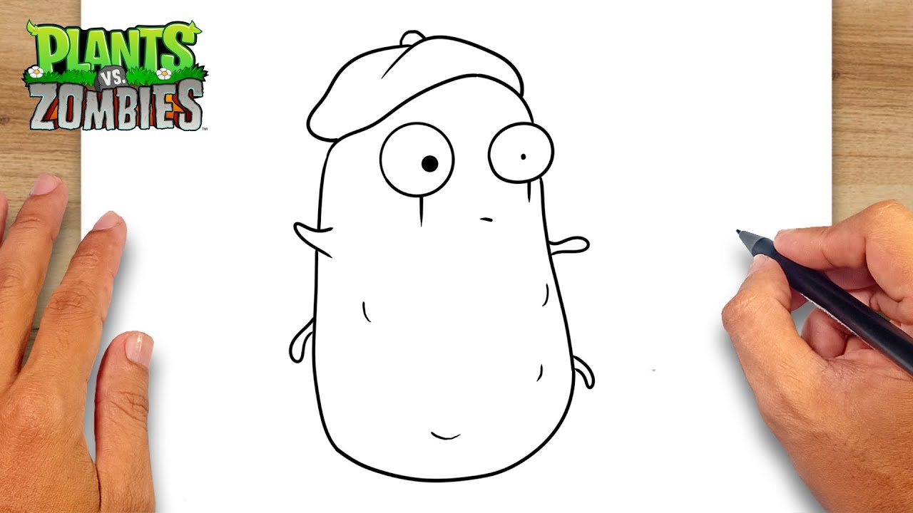 How to draw Imitater Plants vs Zombies - YouTube
