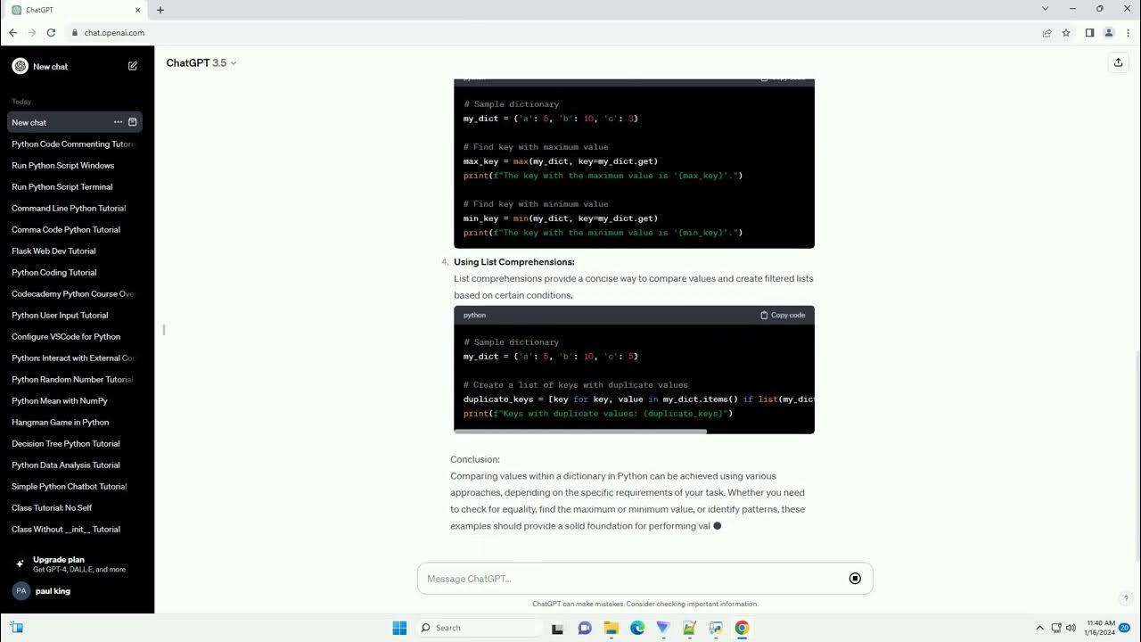 Compare Values In Same Dictionary Python YouTube compare-values-in-same-dictionary-python-youtube