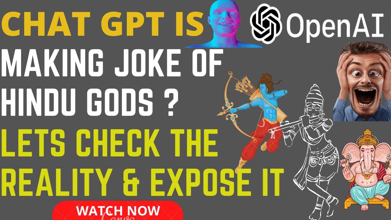 Chat GPT AI is Making Fun & Joke of Hindu Gods? Lets check the facts ...