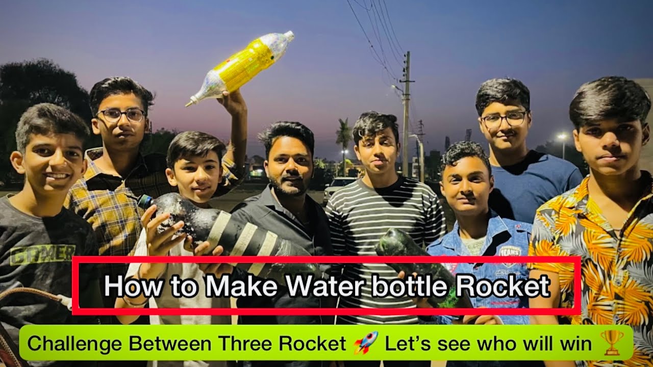 🔴 How to make Water Bottle Rocket | National Science Day Postgraduate Chemist #waterrocket # ...