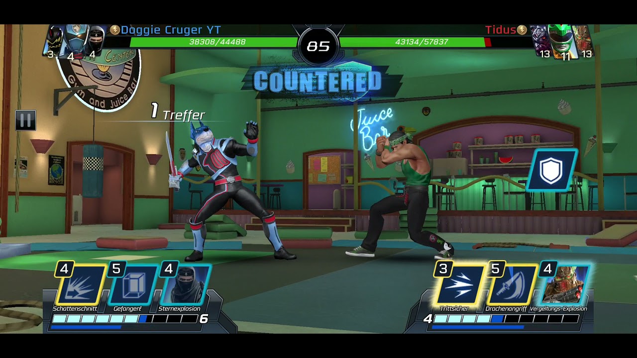 Commander Cruger vs Green Ranger | Power Rangers legacy wars - YouTube