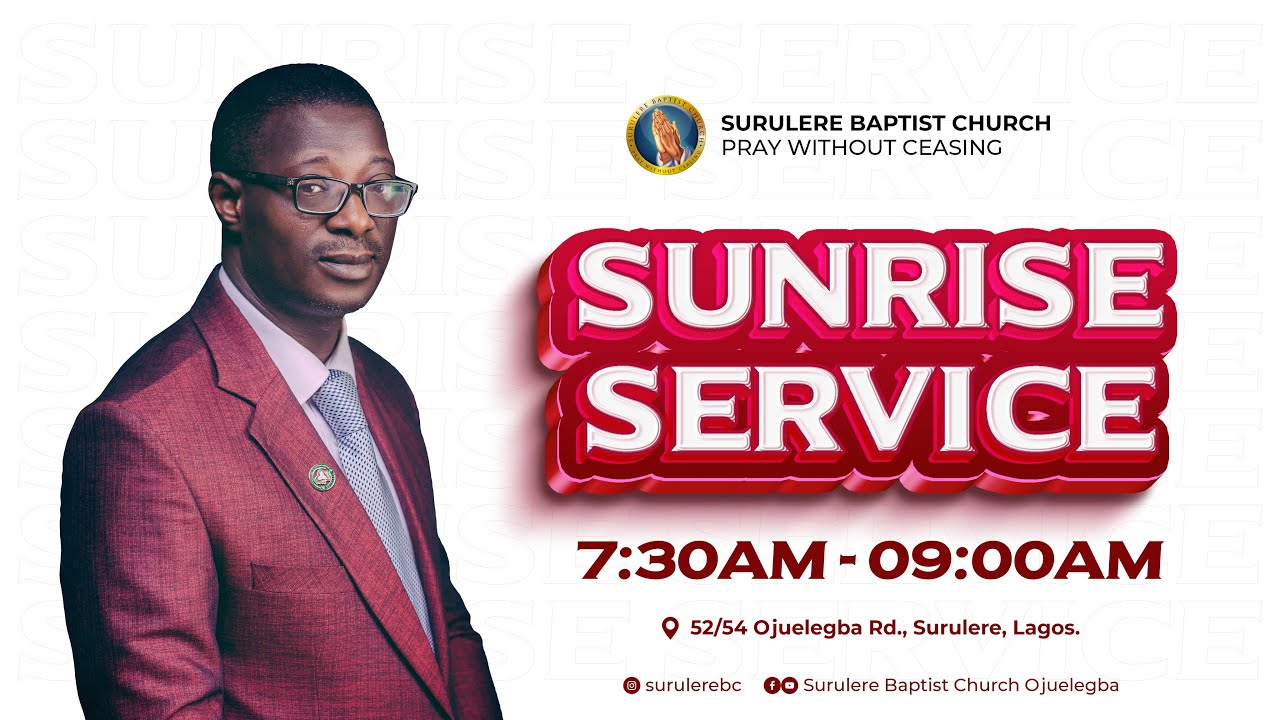 Sunrise Service | | 21-07-2024 - YouTube