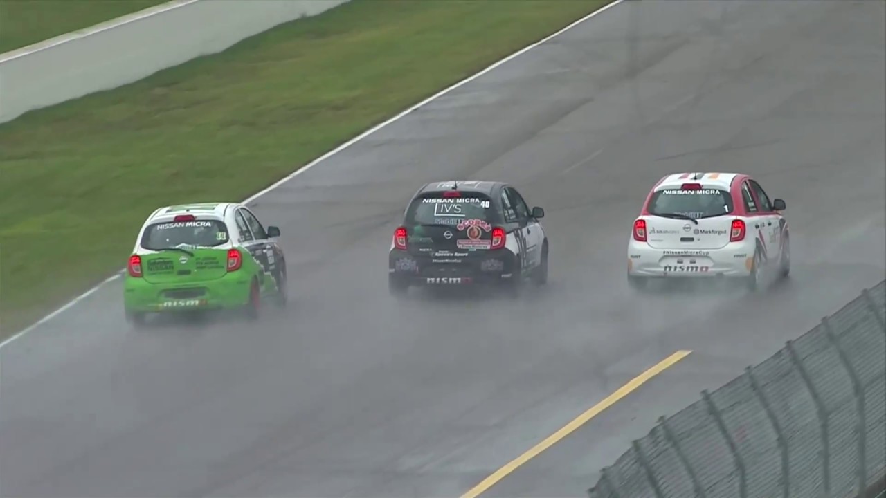 LIVE Race/Course #9 - Nissan Micra Cup 2018 - CTMP - YouTube