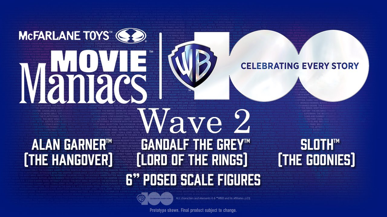 NEW WB:100 Movie Maniacs™: Wave 2 Bundle (3) 6" Posed Figures | Action ...