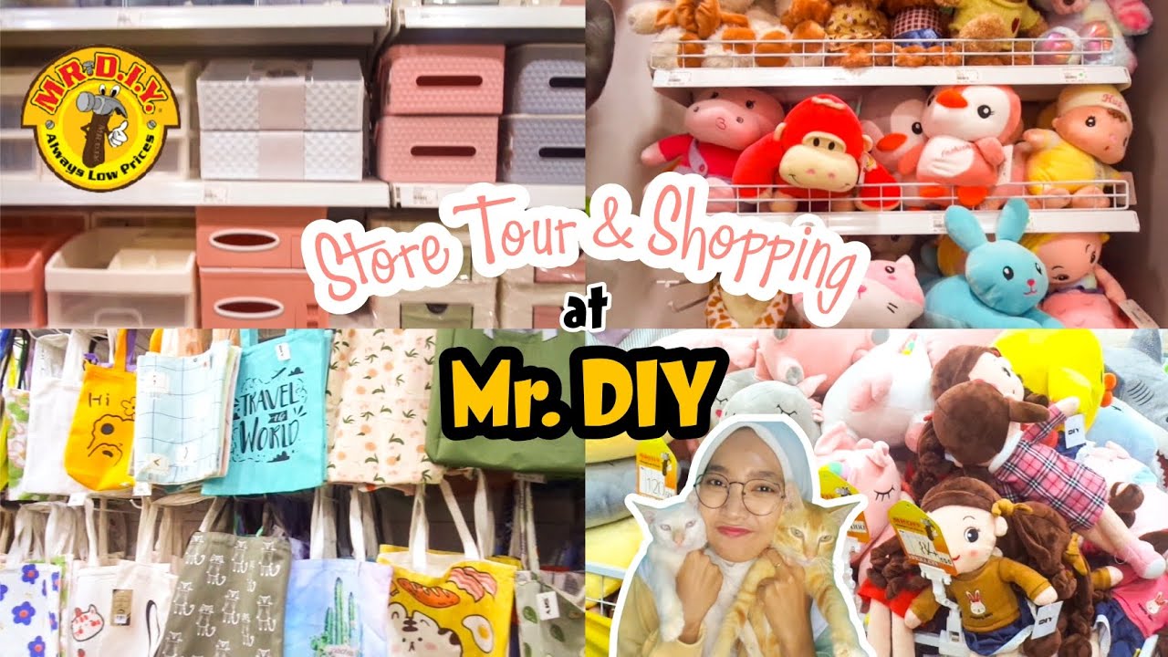 store tour and shopping haul at Mr. DIY cute stuff under 100K | Belanja ...