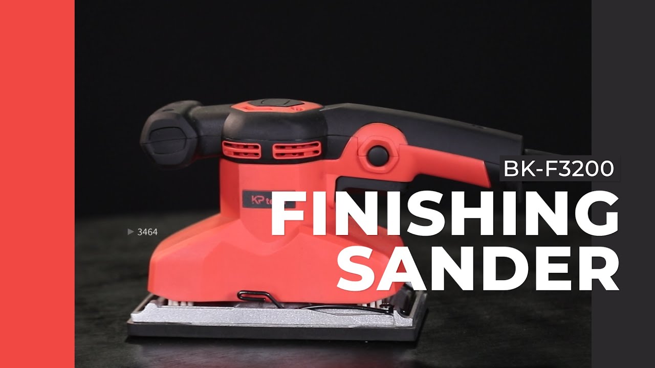 KP TECH Finishing sander BK-F3200 - YouTube