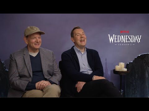 “Wednesday” Show Creators, Al Gough and Miles Millar, Talk Season 2 ...