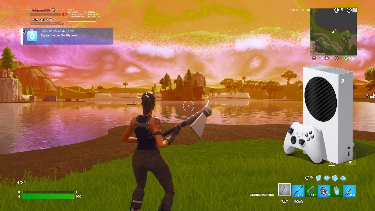 Fortnite Xbox Series S OG Chapter 1 Gameplay (Atlas & Reboot Royale ...