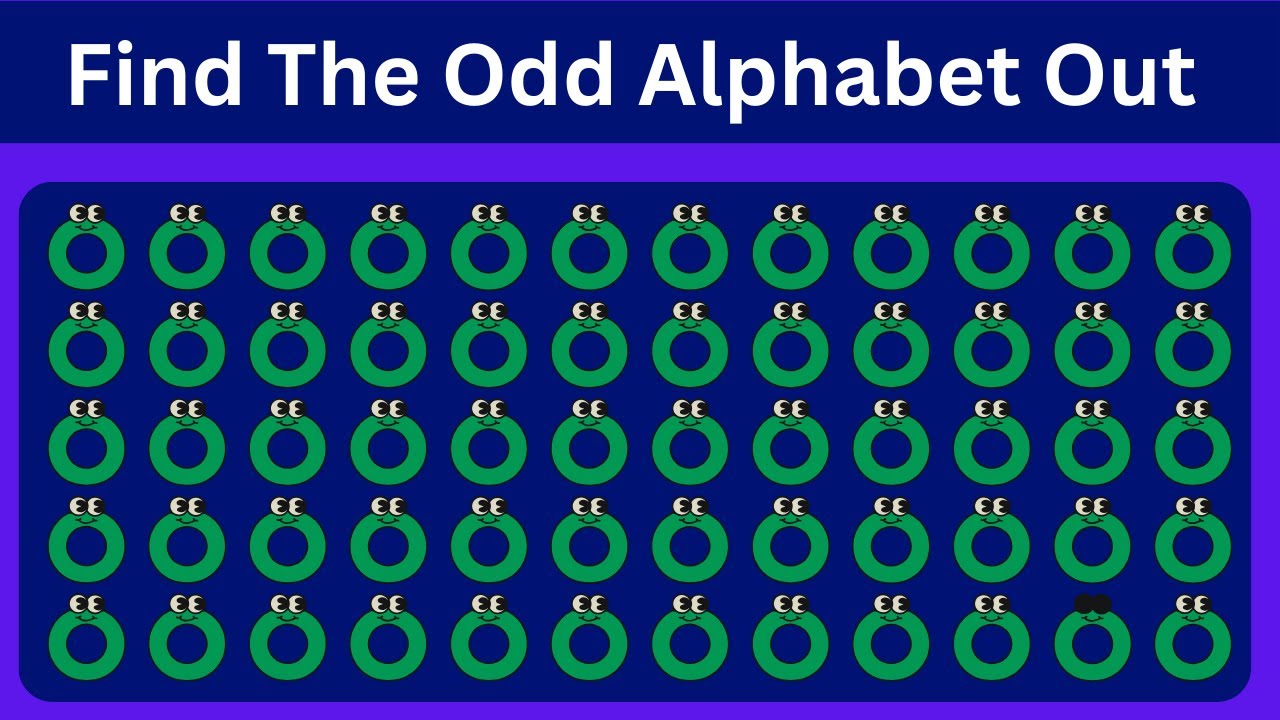 Find the odd alphabet out: This Was Unexpected! - YouTube