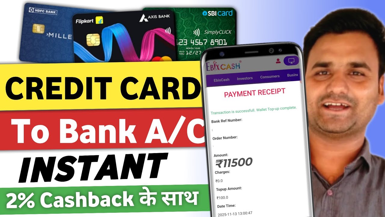 Credit Card Money Transfer To Bank Account Free | Ebixcash To Bank ...