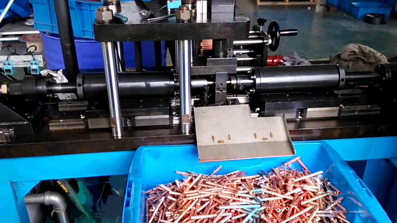Automatic cold upsetting refrigerator Copper Tube end forming machine ...