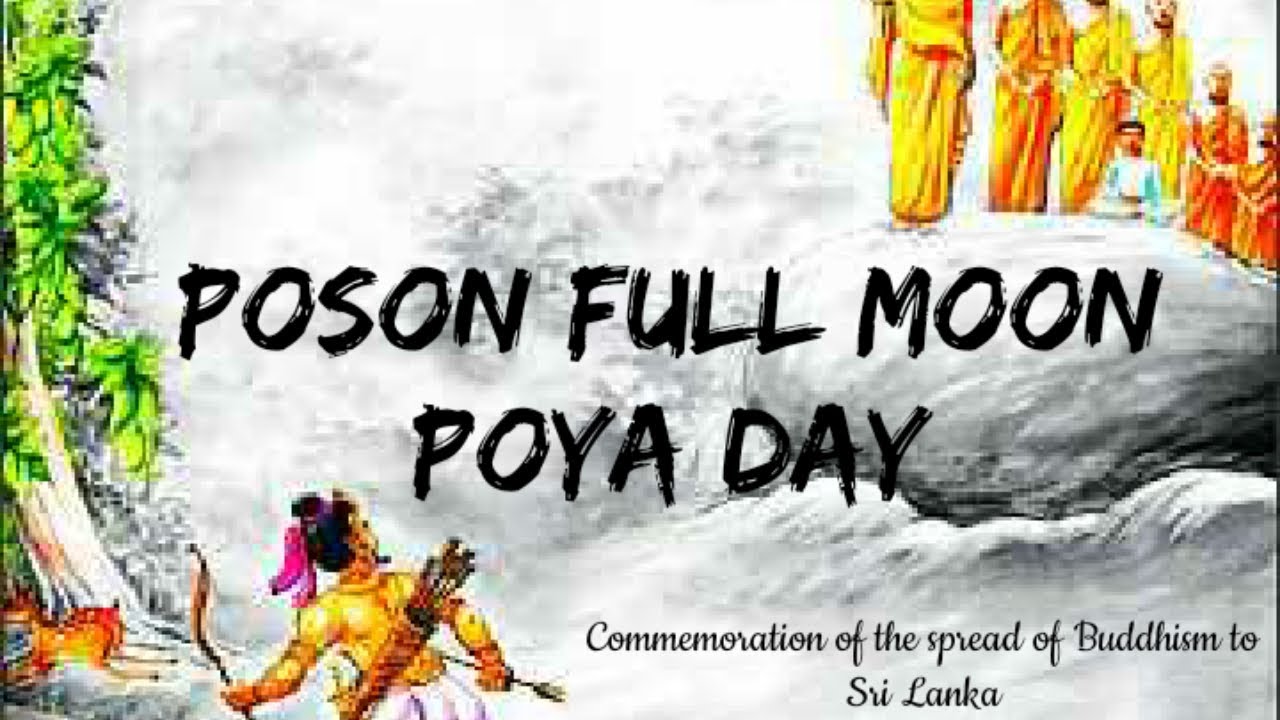 Poson Full Moon Poya Day - YouTube