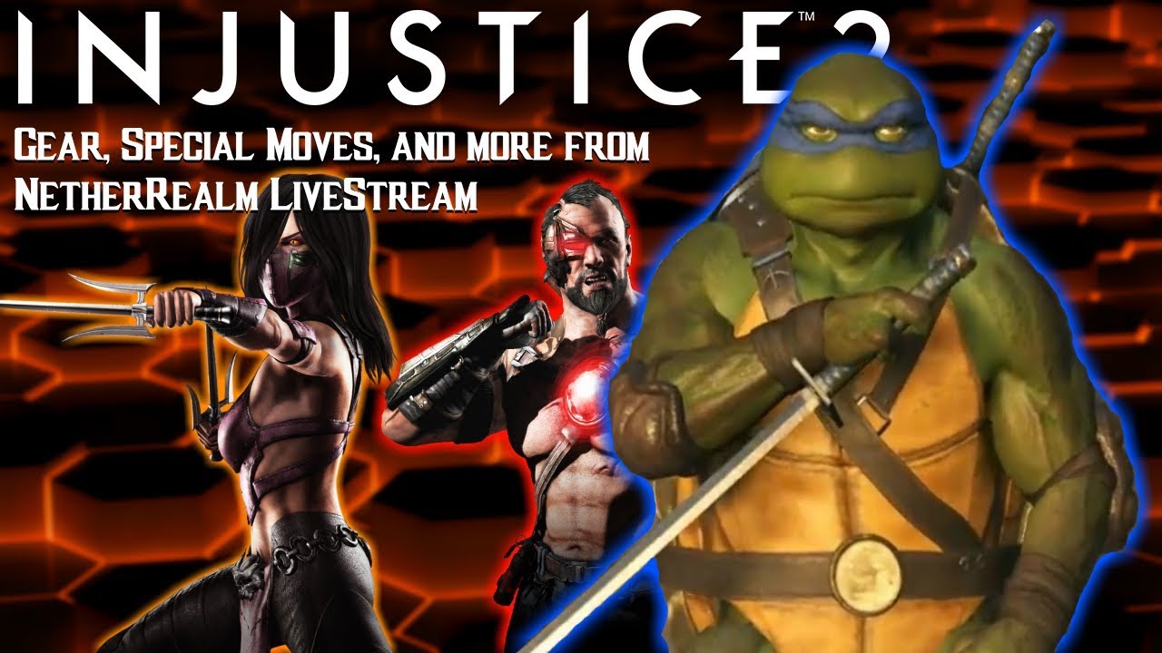 TMNT Gear and Moveset Analysis | Injustice 2 Livestream Breakdown - YouTube