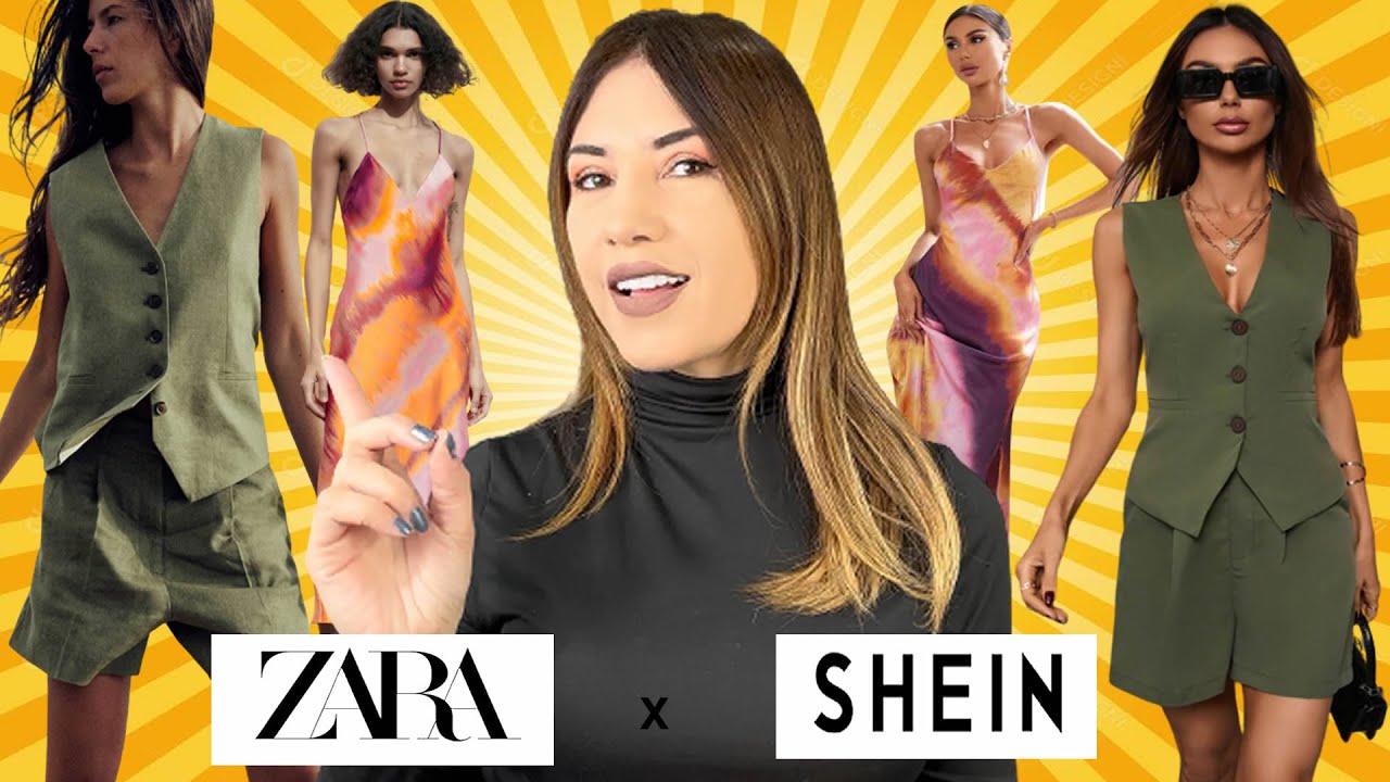 SHEIN x ZARA| Roupas da ZARA na SHEIN pela METADE do PREÇO! EPISÓDIO 62 ...