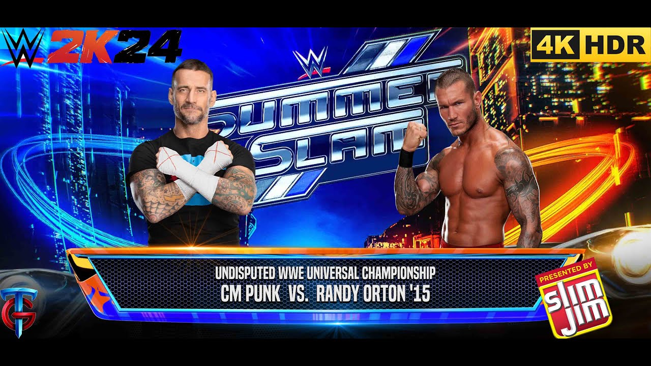 WWE (Cm punk vs Randy orton summerslam ) Full match in wwe history ...
