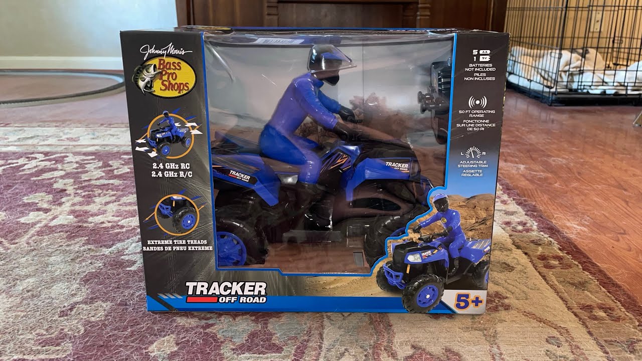 Bass Pro Shops Tracker Off Road RC ATV Unboxing - YouTube