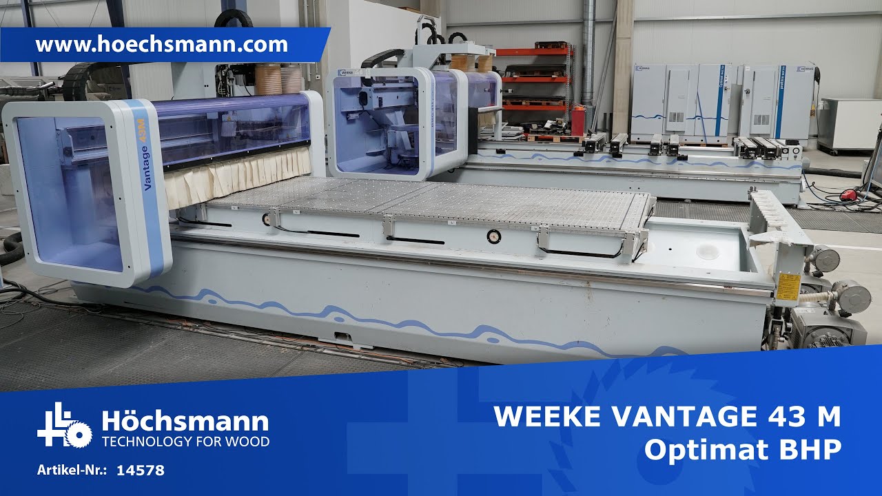 WEEKE VANTAGE 43 M Optimat BHP (Höchsmann Klipphausen) - YouTube