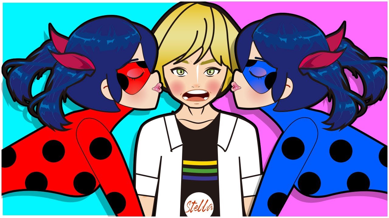 Paper dolls dress up Pregnant Ladybug vs Blue Ladybug Cat noir cares ...