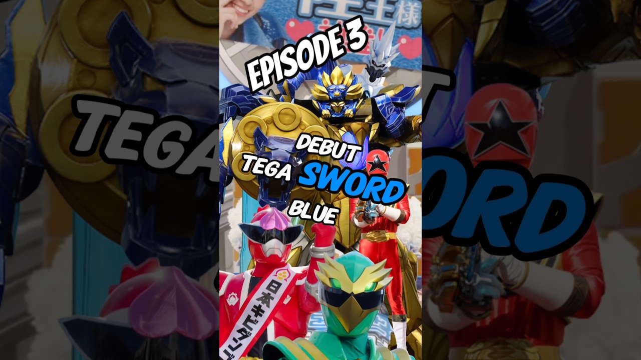 EPISODE 3 NO 1 SENTAI GOZYUGER TEGA SWORD BLUE | #gozyuger # ...
