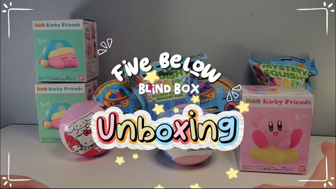 Unboxing Affordable Blind Boxes from Five Below 💕 ASMR No Talking - YouTube