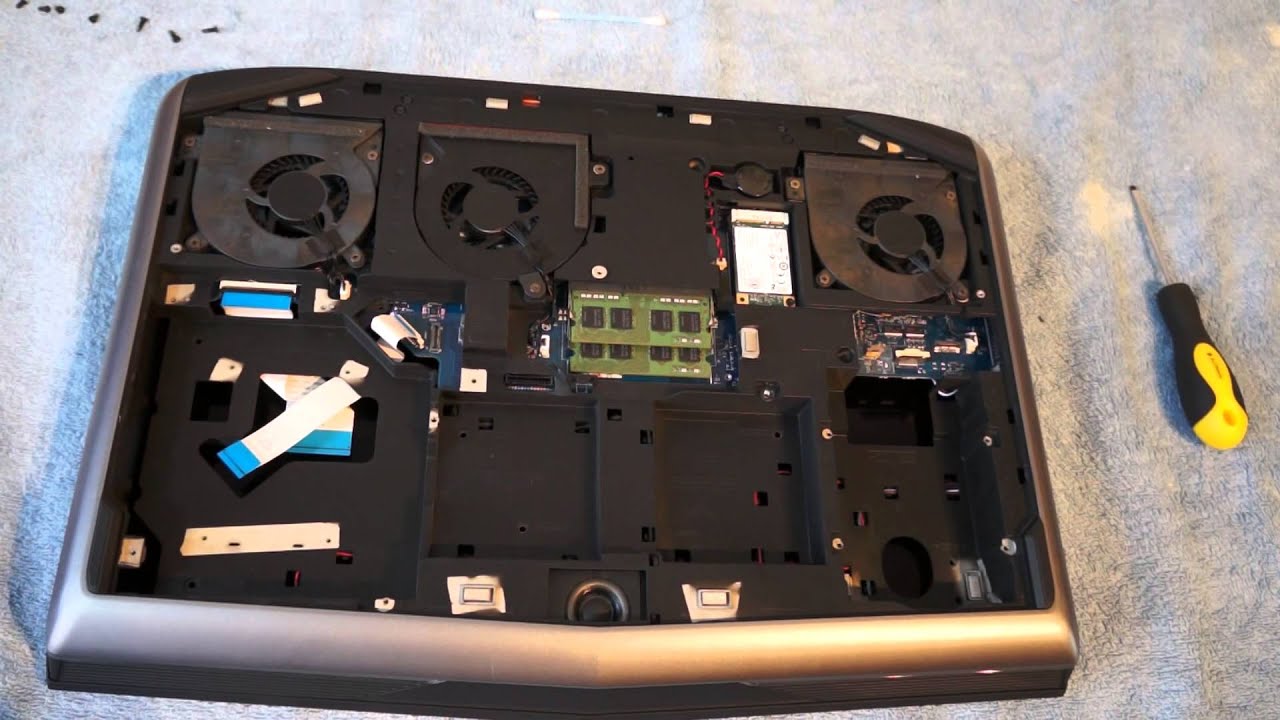 Alienware M18 part 1 complete teardown / how to take apart ...