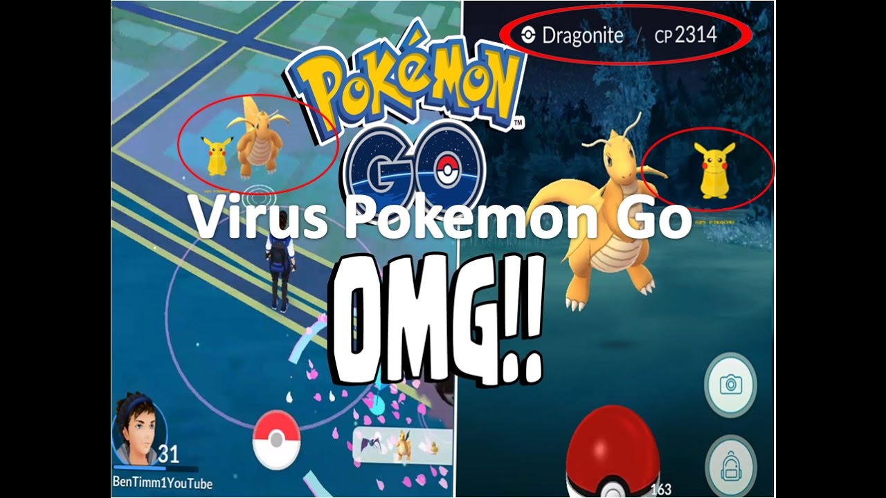 Pokemon Go Virus | Dragonite 4000 cp - YouTube