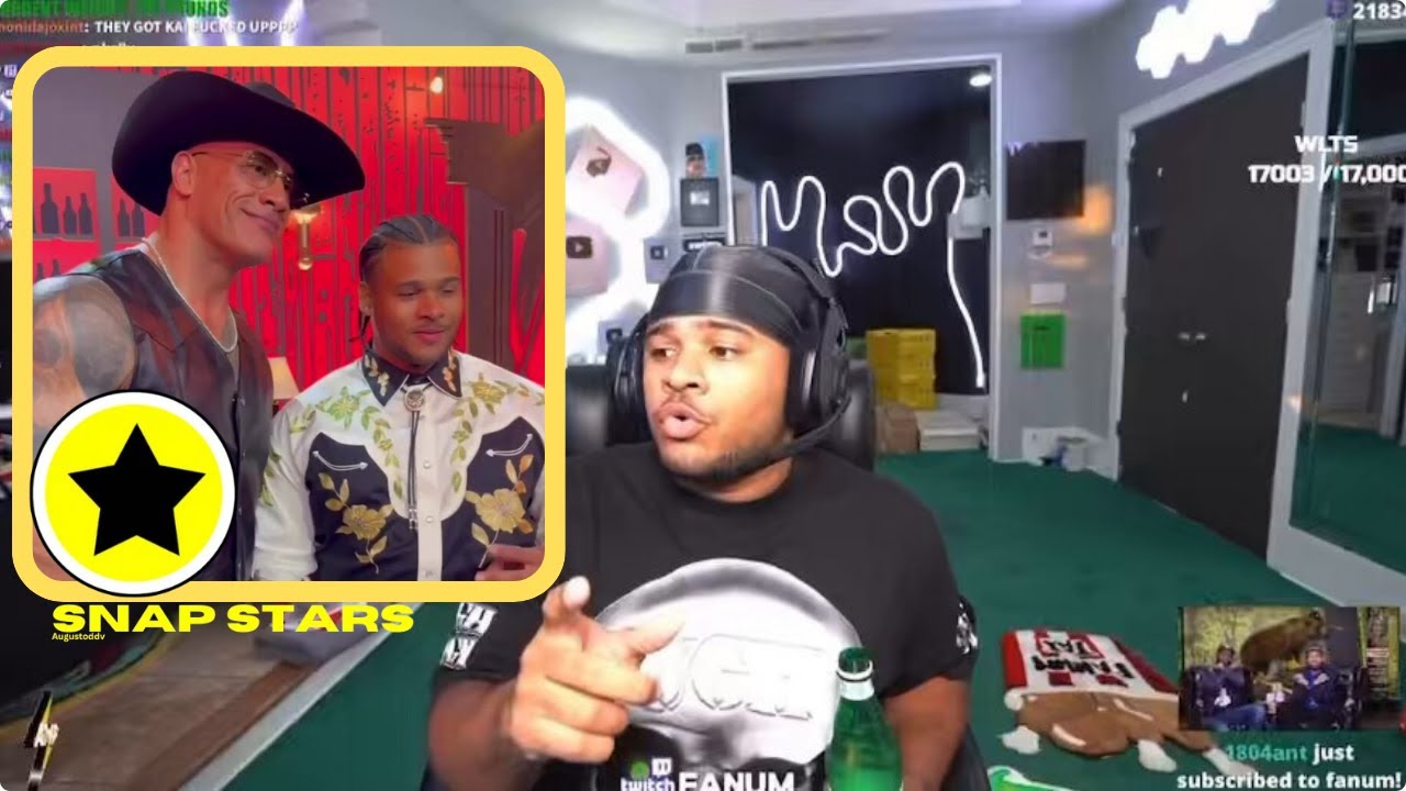 Fanum Finally Meets The Rock: An Epic Dream Moment! - YouTube