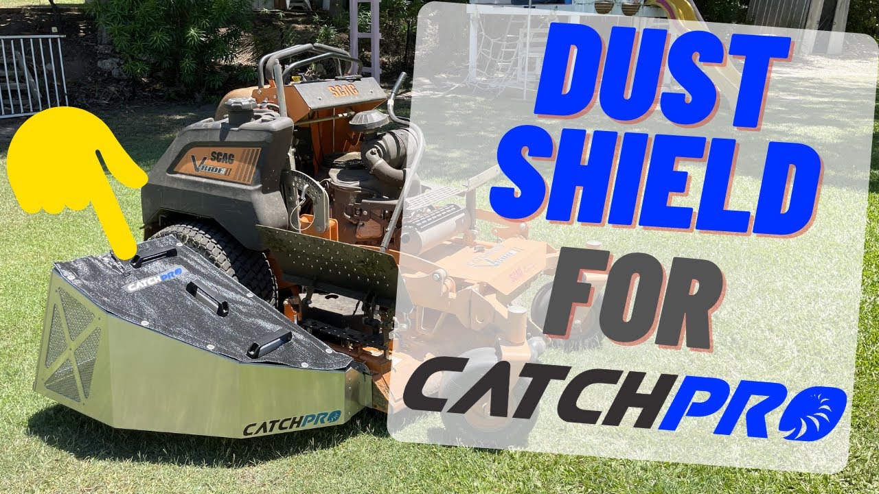 Catch Pro How To: Catch Pro Grass Catcher - Dust Shield Fitting ...