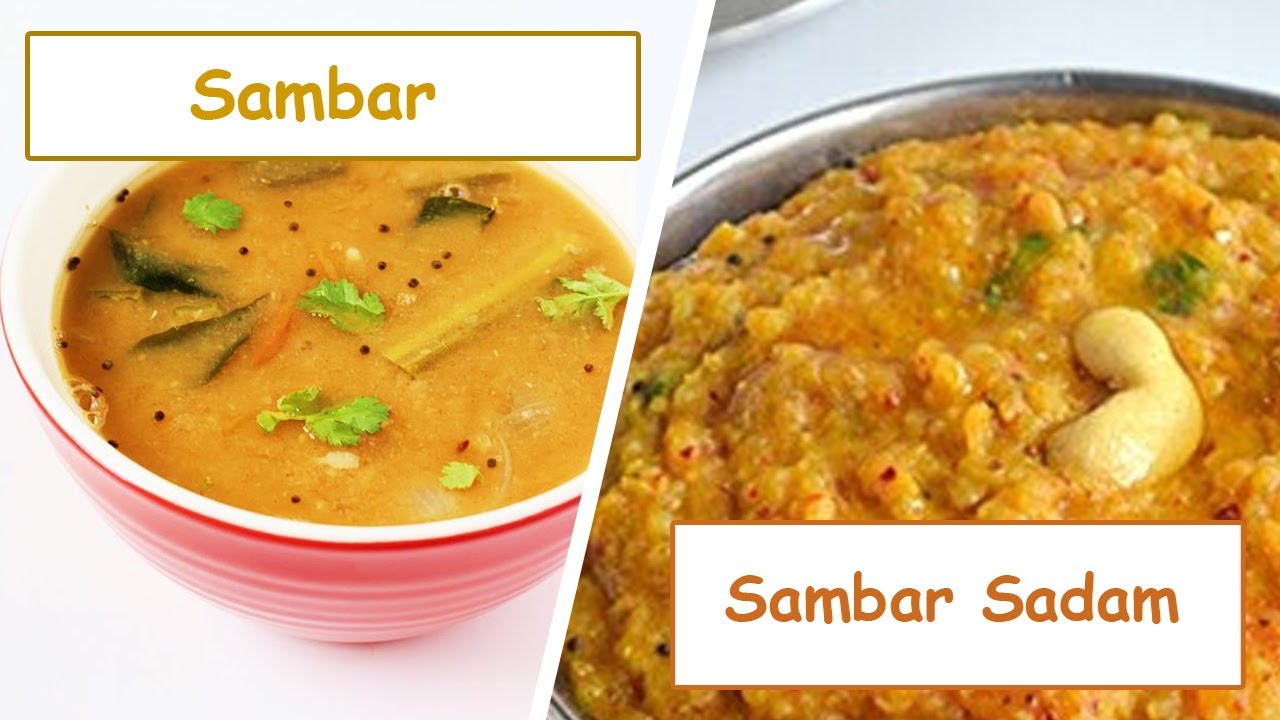 सहजन का सांबार | सांभर सादाम | How to Make Sambhar & Sambar Satham In ...