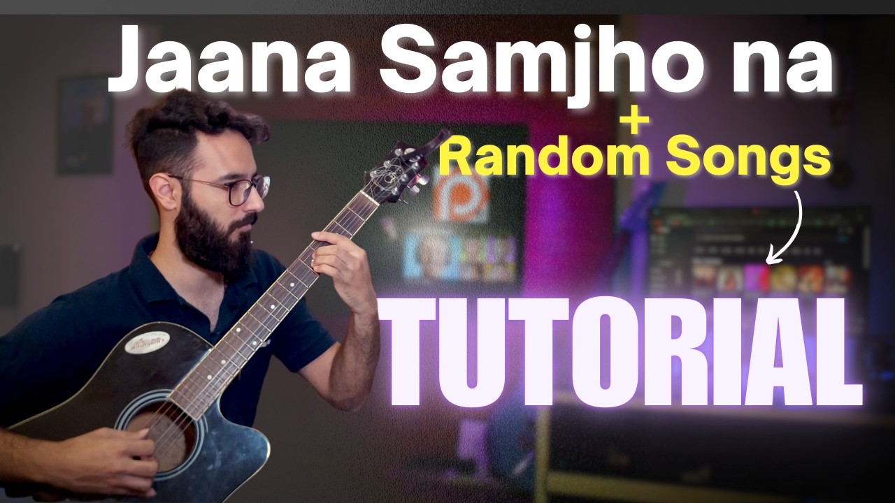 How to play "Jaana Samjho Na" | Guitar Tutorial | Original and Easy ...
