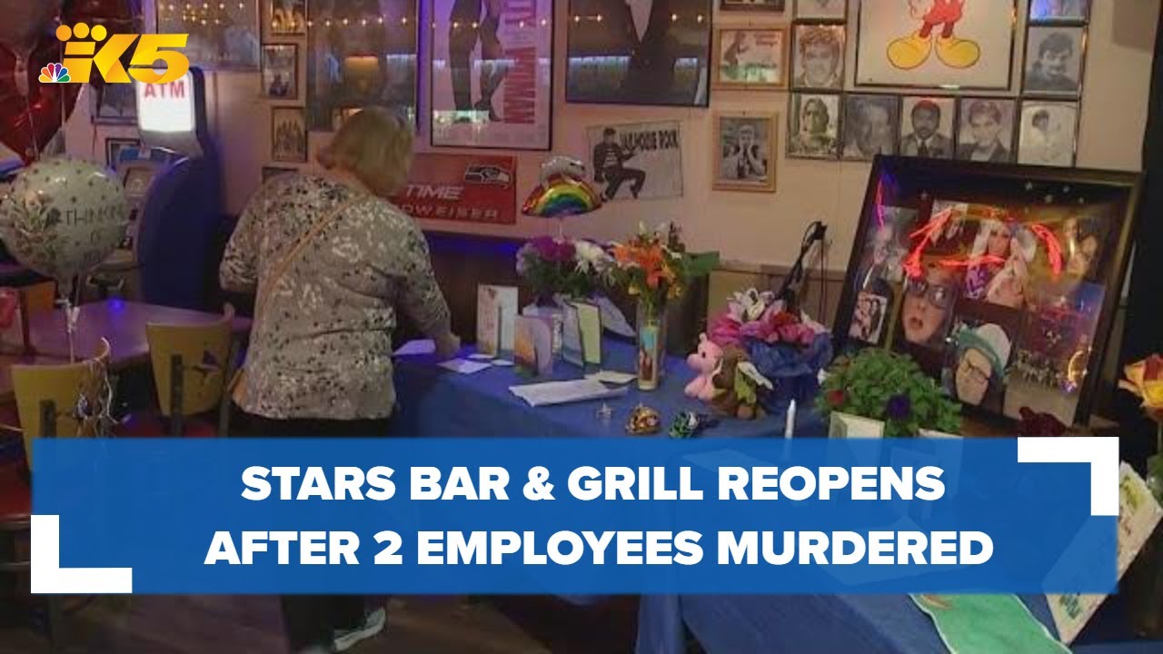 Stars Bar & Grill reopens after the fatal shooting of 2 employees - YouTube