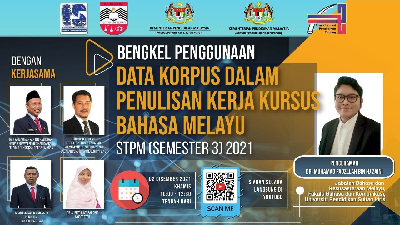 Bengkel Penggunaan Data Korpus Dalam Penulisan Kerja Kursus Bahasa ...