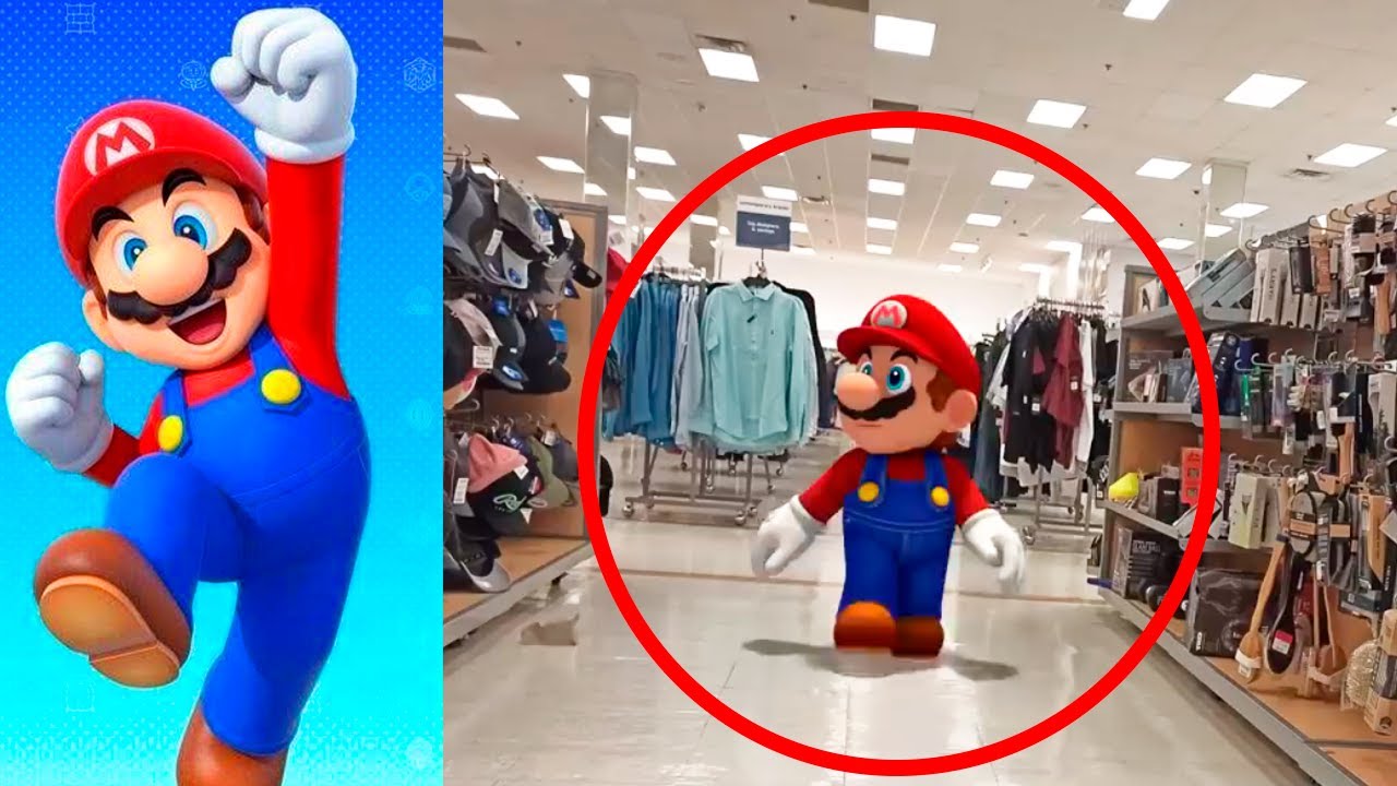 10 MARIO BROS En La Vida Real [Mario Bros CAPTADO EN CÁMARA] - YouTube